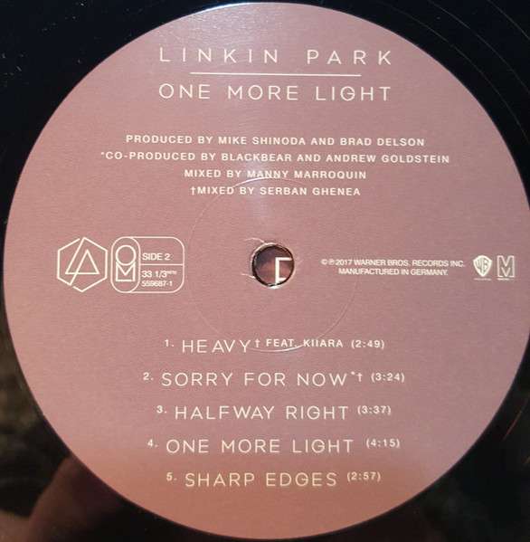 Linkin Park One More Light Lp Купить виниловую пластинку
